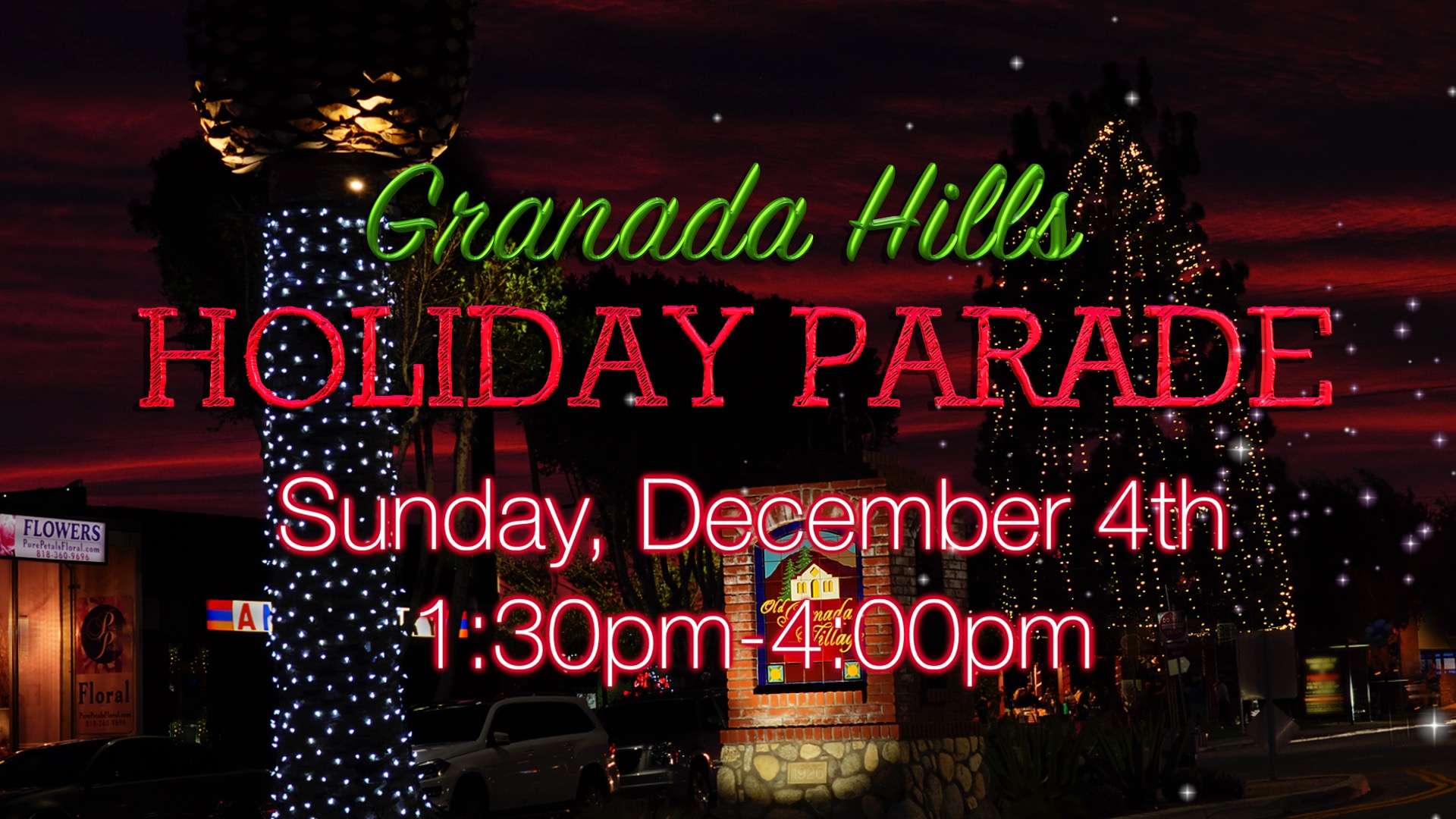 2016 Granada Hills Holiday Parade this Sunday | Granada Hills South ...